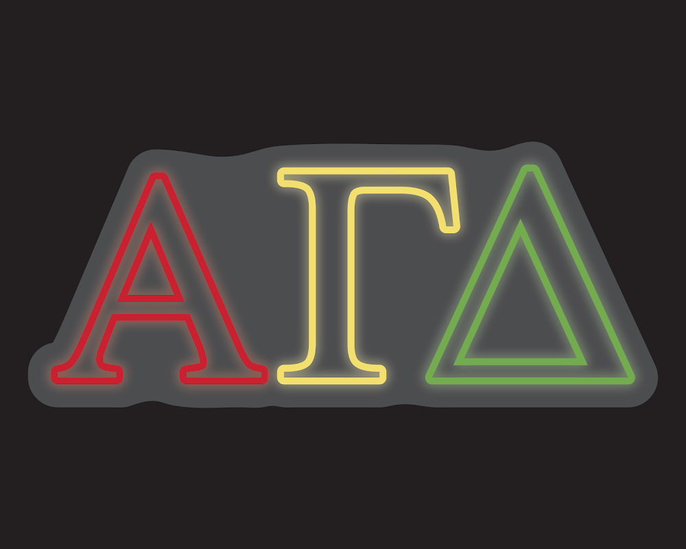 Alpha Gamma Delta | Greek Letters Neon Sign – Enrichly